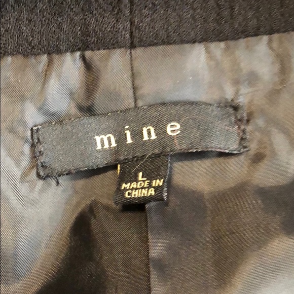 mine | Jackets & Coats | Black Jacket | Poshmark